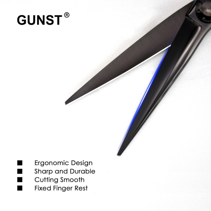 Foarfeca tuns GUNST, 6 inch, Profesionala, negru - eMAG.ro