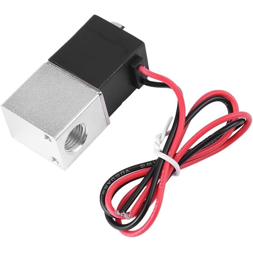 Electrovalva pneumatica, Xuigort, Alama / Inox, 12V DC, 1/4" NPT, 2 cai ...