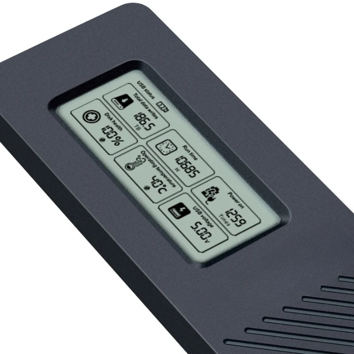 Külső SSD merevlemez tok, M.2 NVMe-hez, USB-C csatlakozó, 10 Gbps ...