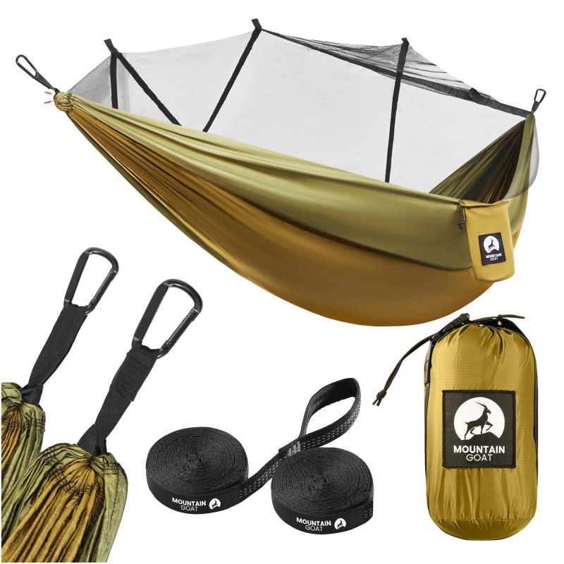 Hamac pentru o persoana cu plasa de tantari, Mountain Goat, ultra ...