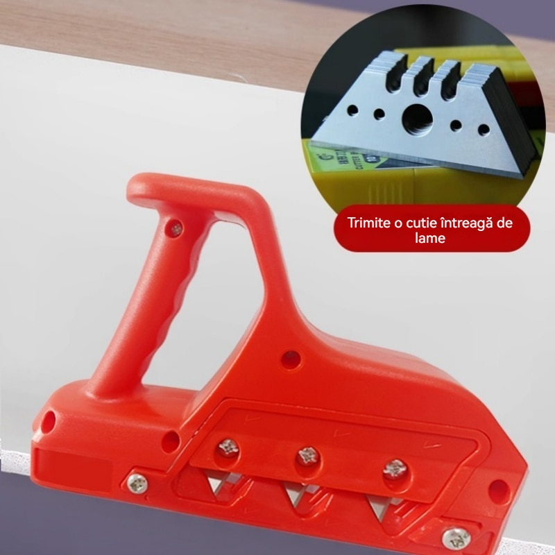 Set cutter colturi gips carton, unghiuri 45 si 60 grade, 10 lame ...