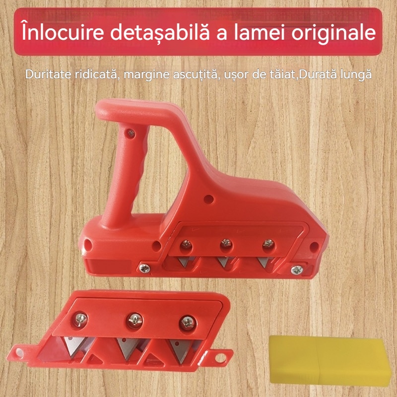 Set cutter colturi gips carton, unghiuri 45 si 60 grade, 10 lame ...