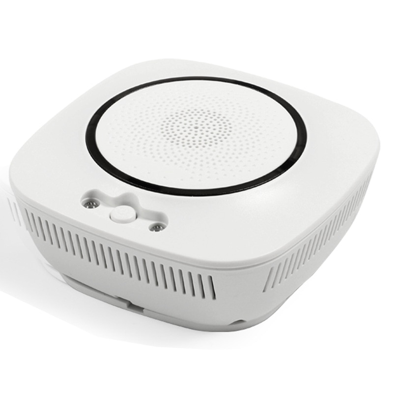 Detector fum cu senzor, JENUOS®, smart Wireless, WiFi, Detector de fum ...