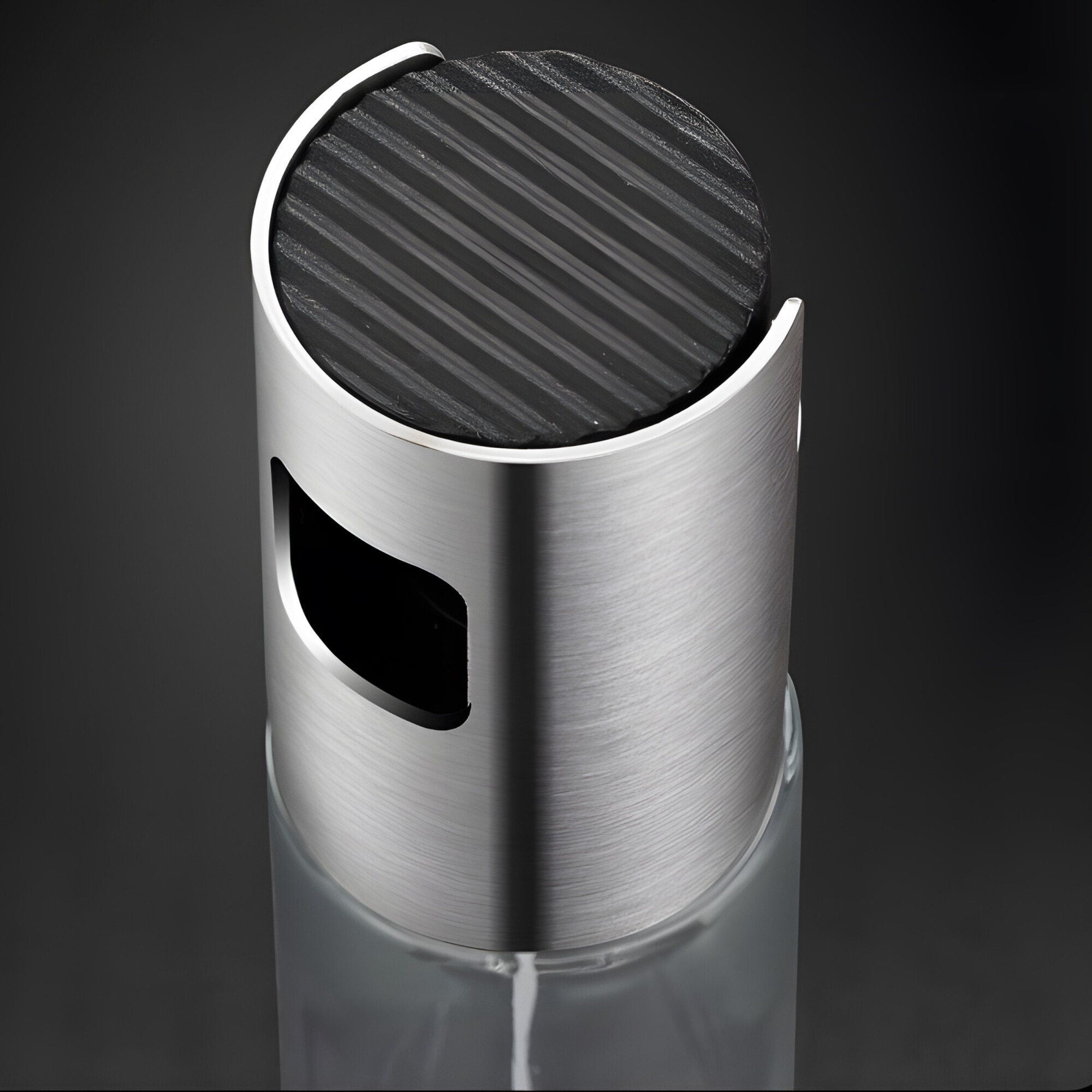 Dispenser cu Pulverizator din Sticla si INOX pentru Ulei, Otet, Vin sau ...