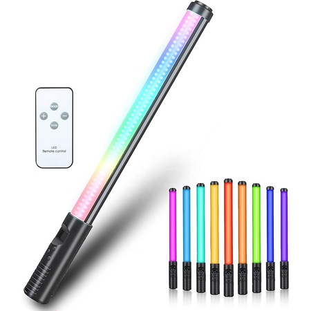 Lampa RGB Youndra® 20W, Bagheta LED pentru Iluminat Profesional, Studio ...