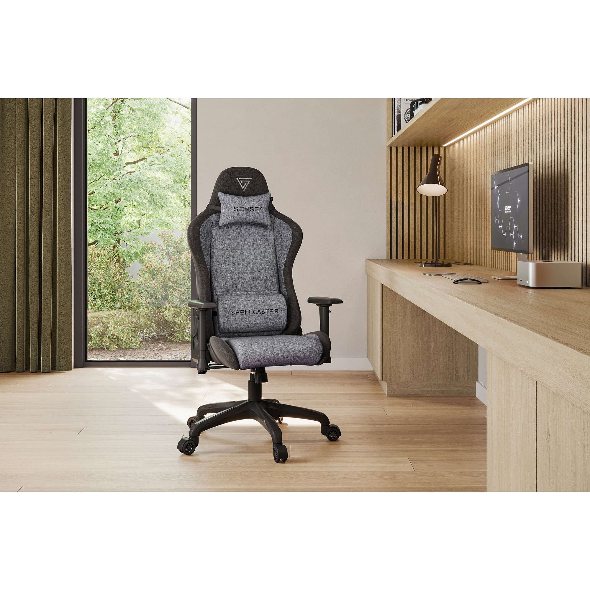 Scaun gaming SENSE7 Spellcaster FUKU, Material Textil, Greutate maxima ...