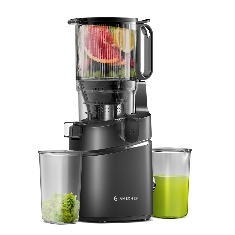 Blender cu storcator automat cu presare la rece AMZCHEF 250W ...