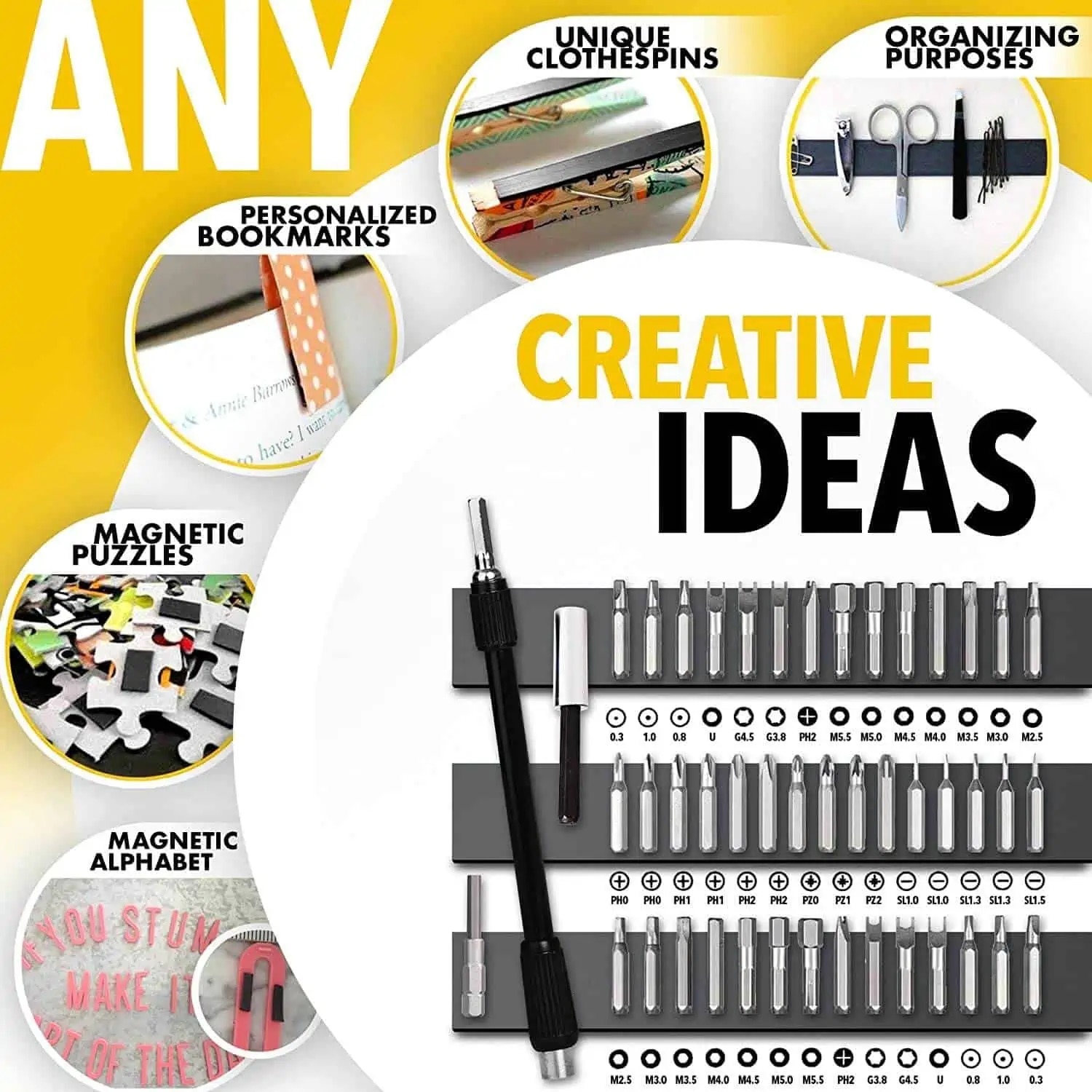 Pastile magnetice adezive, 0.4mm grosime, 20x20mm, 150 buc/coala - eMAG.ro