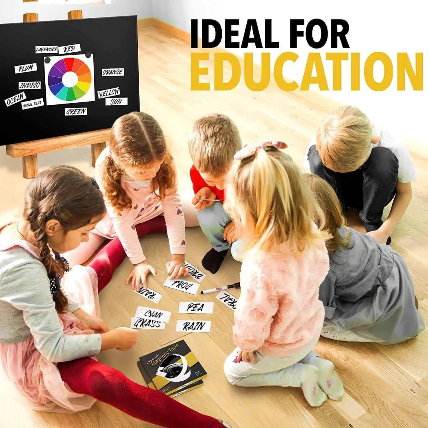 Pastile magnetice adezive, 0.4mm grosime, 20x20mm, 150 buc/coala - eMAG.ro