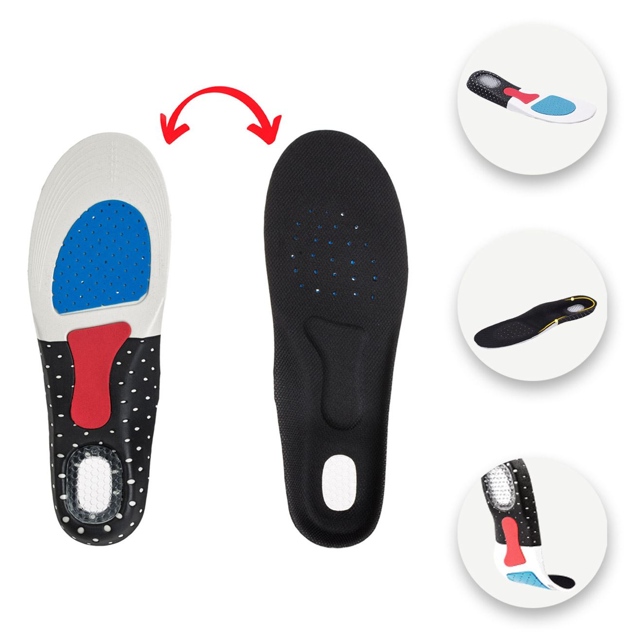 Branturi Anatomice pentru Pantofi, EVA, Marime 41-46, Multicolor, 1 ...