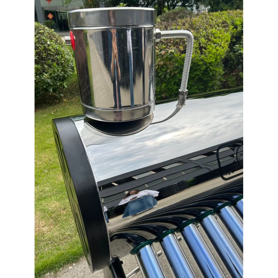 Panou solar apa calda JRH, inox, 150 Litri, 15 tuburi vidate, suport ...