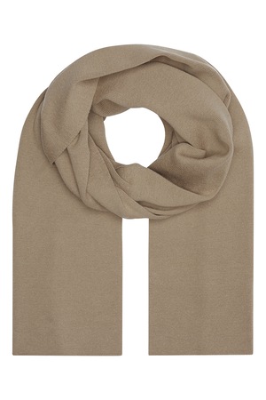 CALVIN KLEIN JEANS, Fular tricotat fin, Maro nisip - eMAG.ro