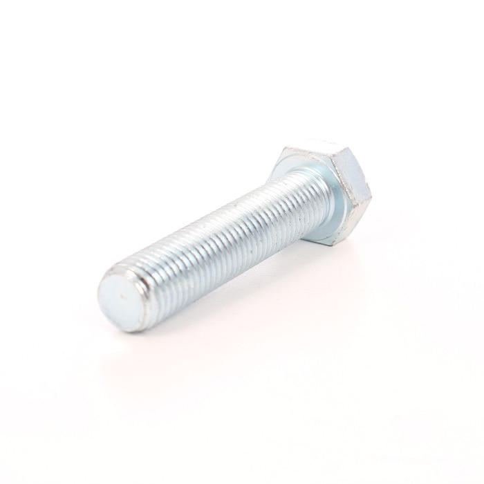 Surub cu cap hexagonal, filetat complet, otel, zincat alb, M20 x 90 mm ...