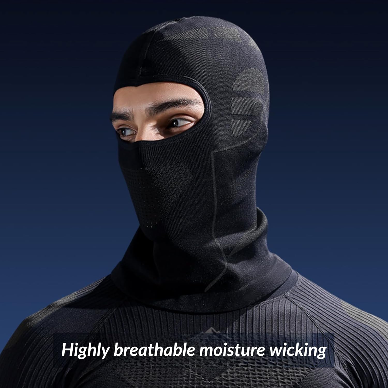 Cagula pentru schi, termica, respirabila, negru/gri, 42cm - eMAG.ro