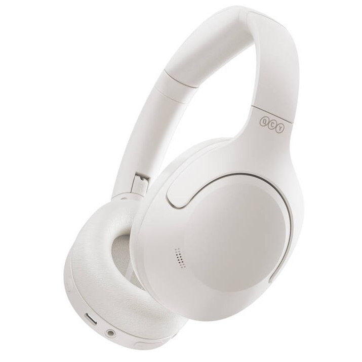 Casti QCY H3 Lite ANC Wireless Bluetooth 400mAh USB-C Alb - eMAG.ro