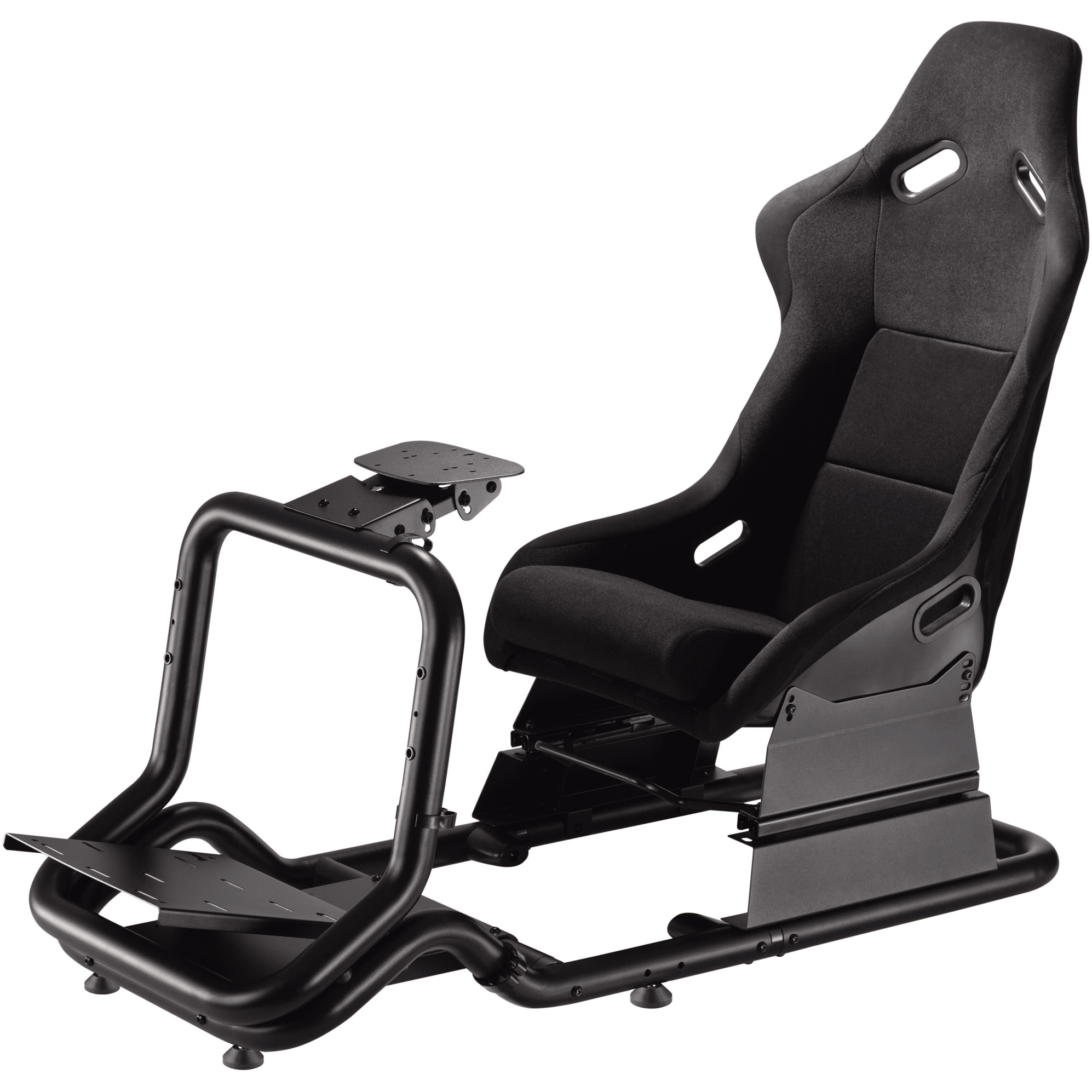 Scaun gaming - Cockpit Serioux Racing, Negru - eMAG.ro