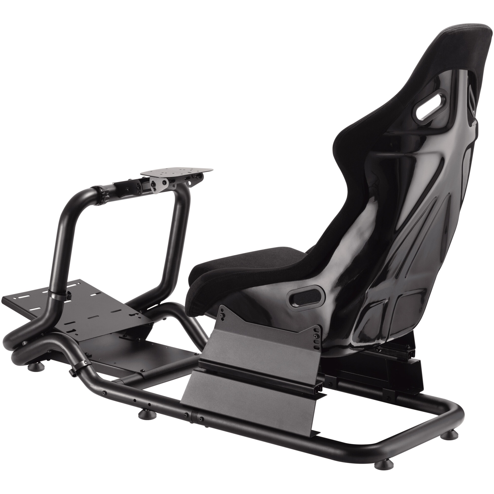 Scaun gaming - Cockpit Serioux Racing, Negru - eMAG.ro