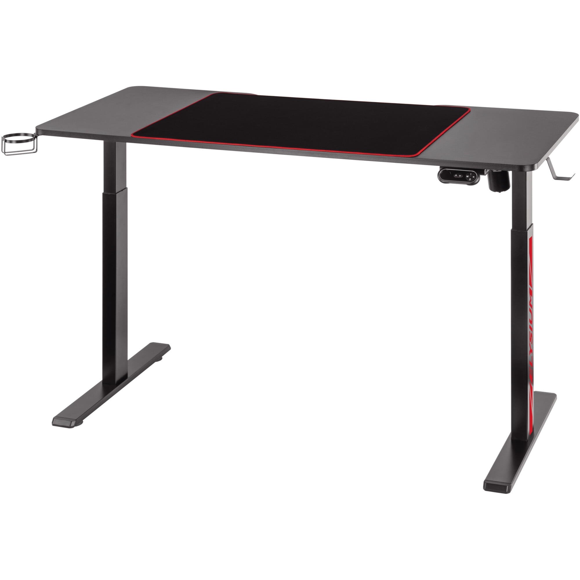 Birou Gaming Electric Serioux Elysium, RGB, 140x60x73 cm, Negru - eMAG.ro