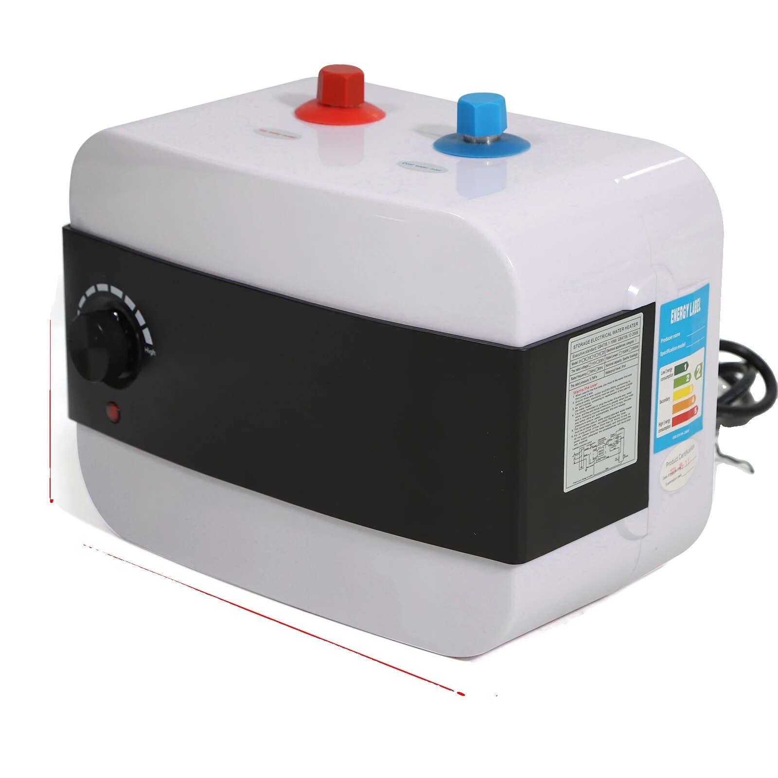 Incalzitor instant de apa electric, 1500W, capacitate 6L, alb - eMAG.ro