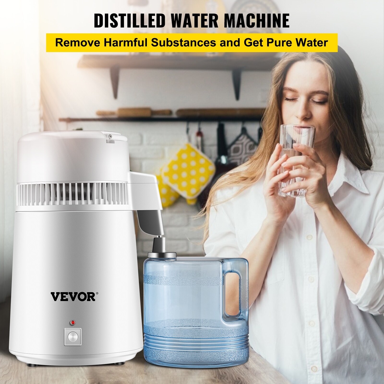Distilator Apa 4L, Inox Alimentar, Protectie Supraincalzire, 750W ...
