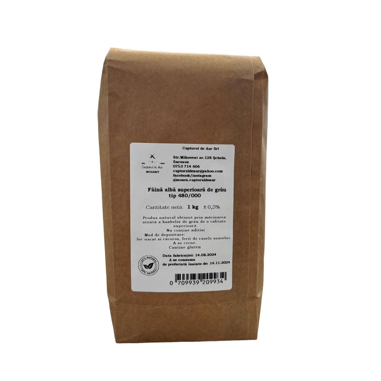 Faina alba superioara de grau tip 480/000, Cuptorul de aur, bax 10 kg - eMAG.ro