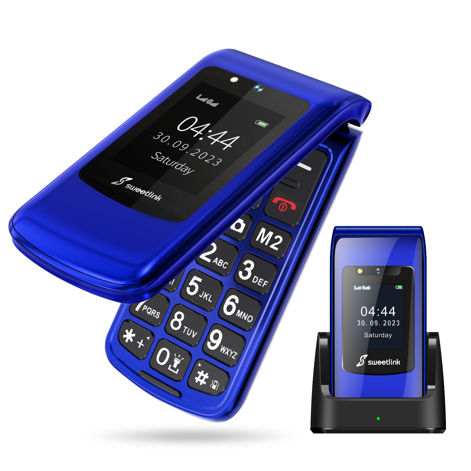SweetLink F2 Plus Telefon mobil pentru seniori, taste mari, meniu in ...