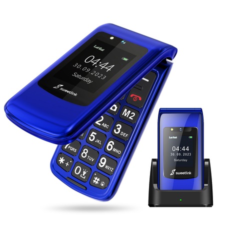 SweetLink F2 Plus Telefon mobil pentru seniori, taste mari, meniu in ...