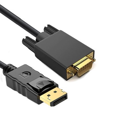 Cablu HDMI la VGA 1.8m, unidirectional, pentru monitor, proiector ...
