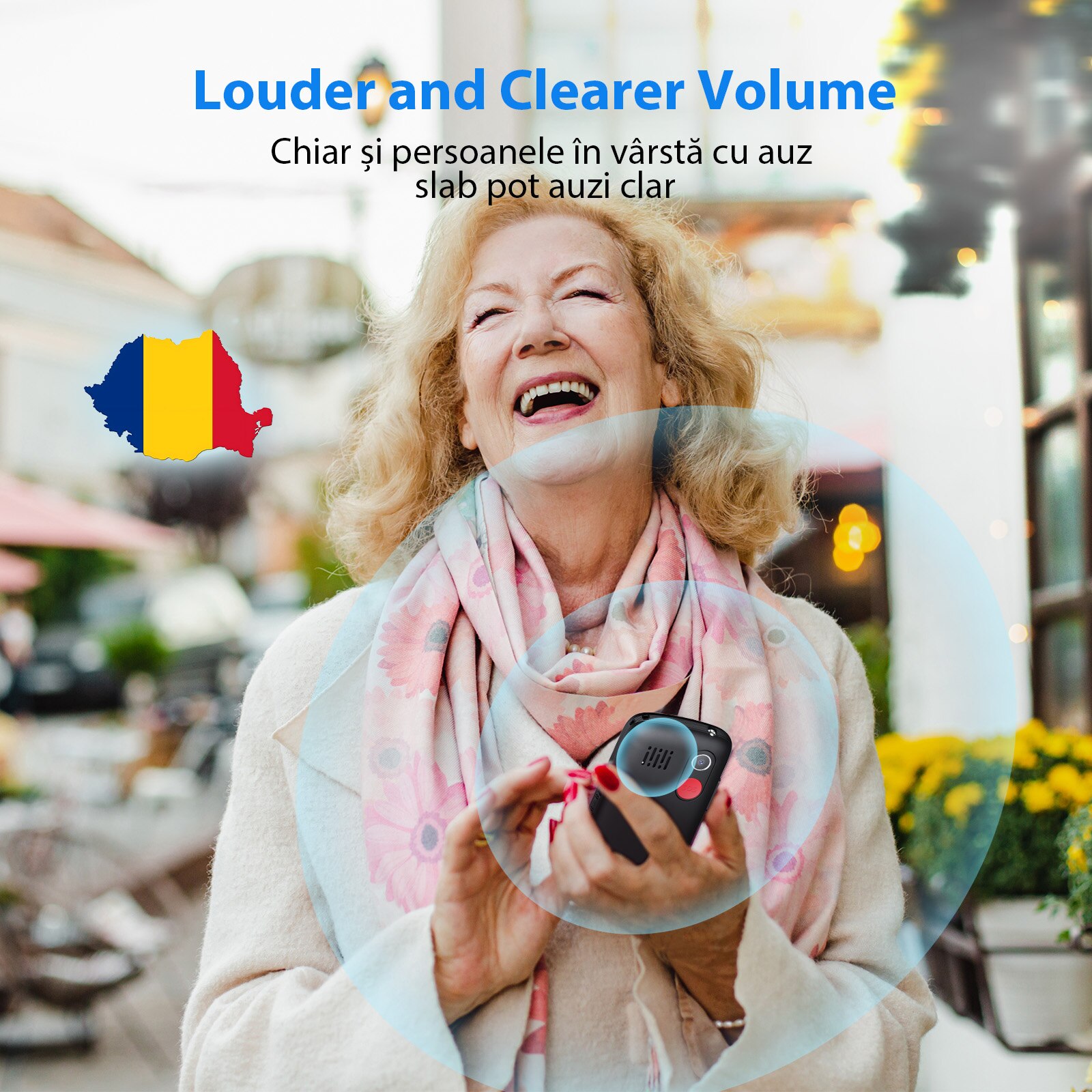 SweetLink S2 Plus Telefon mobil pentru seniori, meniu in limba Romana ...