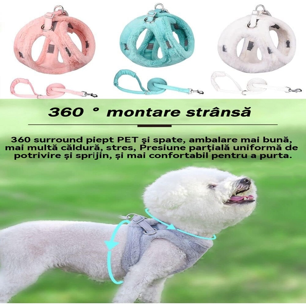 Ham de caine ajustabil, set de lesa reflectorizanta, ingrosate，de iarna ...