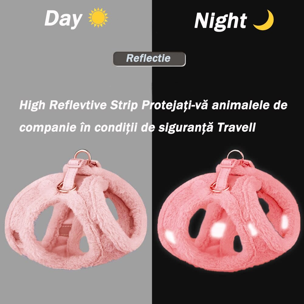 Ham de caine ajustabil, set de lesa reflectorizanta, ingrosate，de iarna ...