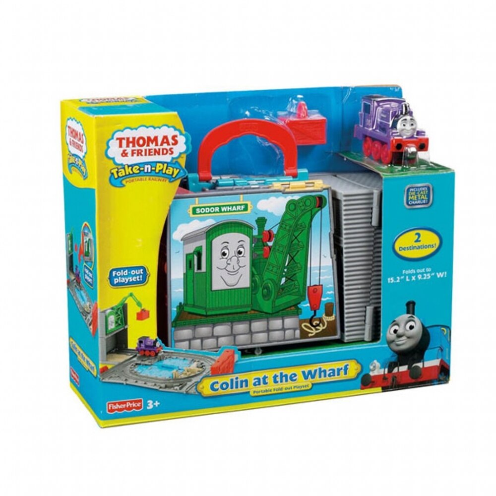 Set trenulet Fisher-Price Thomas si prietenii Locomotiva Charlie la ...