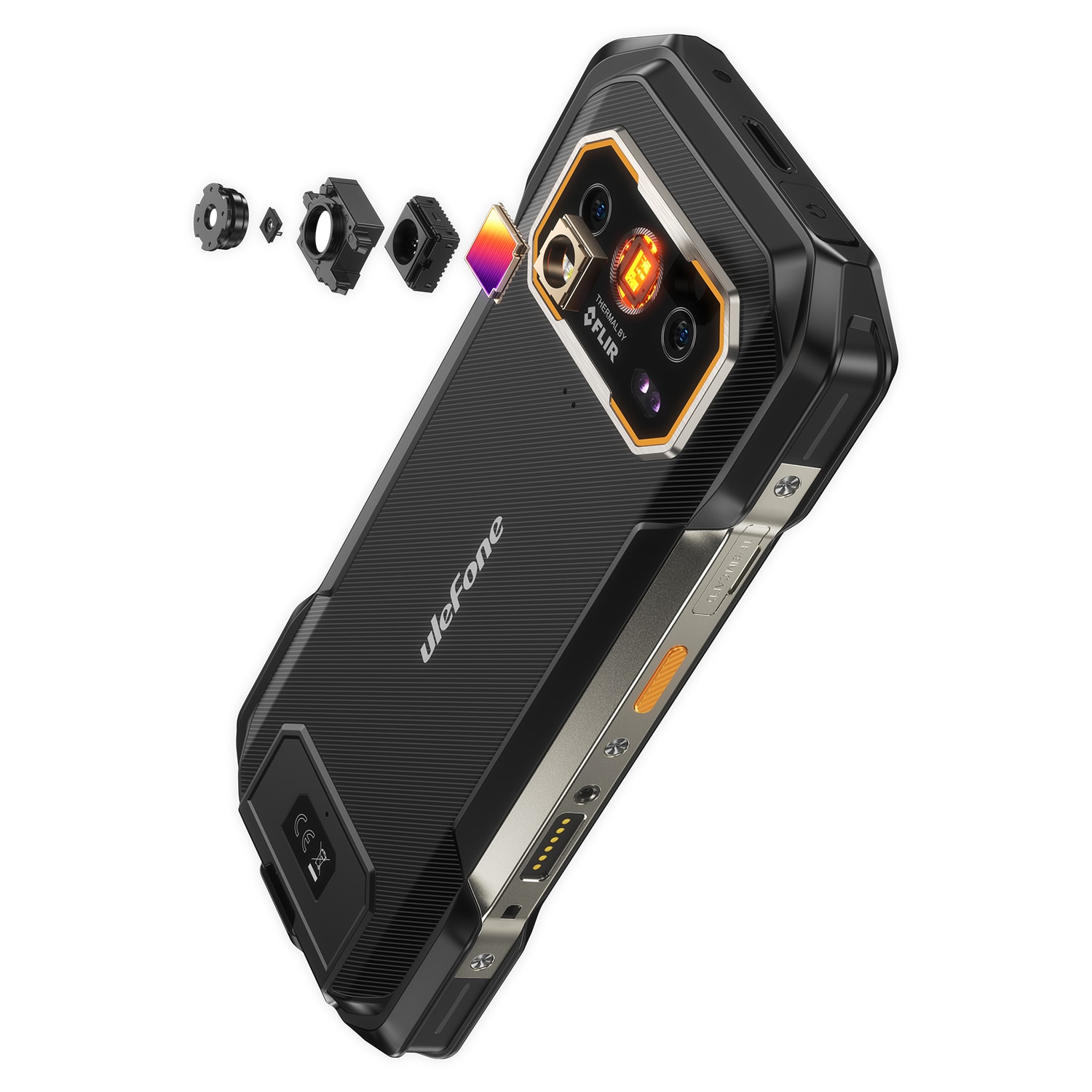 Telefon mobil Ulefone Armor 27T Pro, Negru, 5G, Camera termica FLIR ...