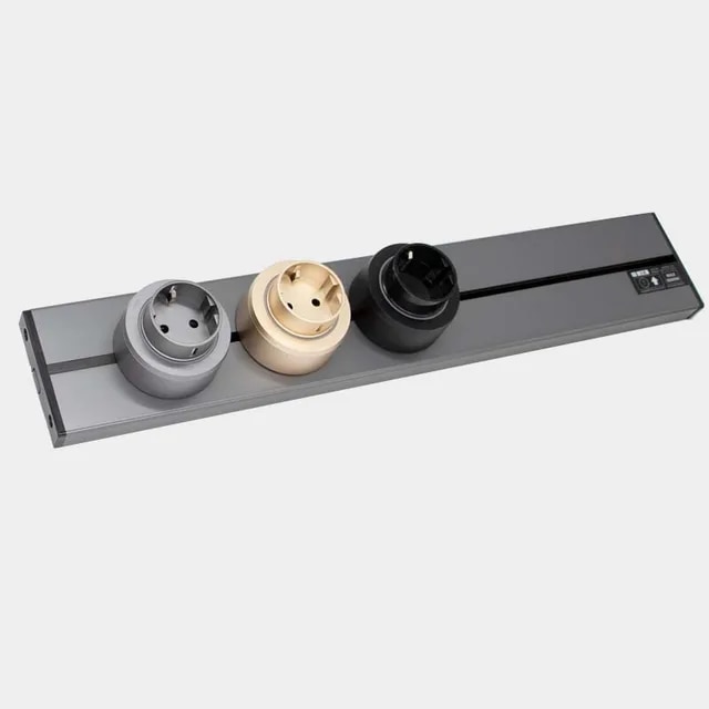 Sina 40cm cu prize modulare 16A 2 X Suko, montaj pe perete/blat, rotire ...