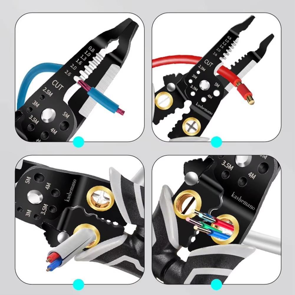 Cleste multifunctional pentru sertizat si taiat cabluri, multicolor ...