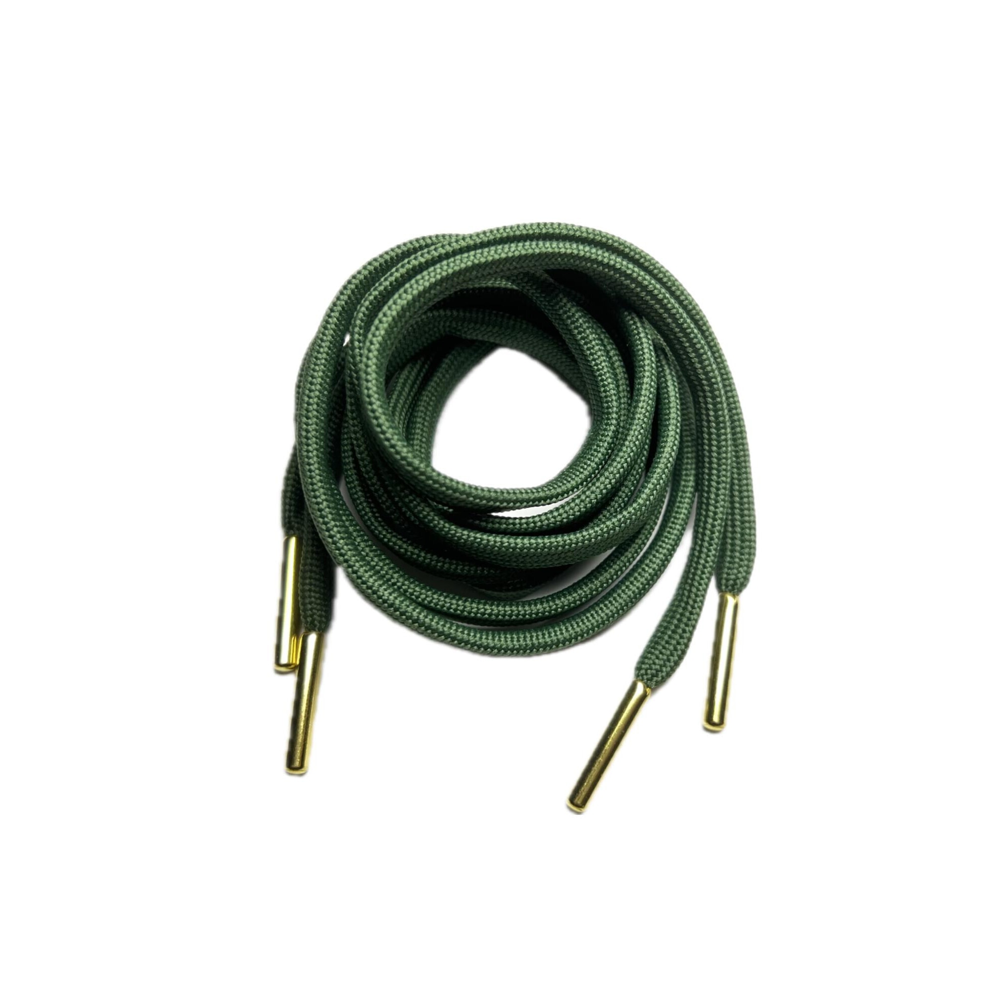 Set 2 Sireturi Bumbac/Metal, Verde, 120cm, foarte robust - eMAG.ro