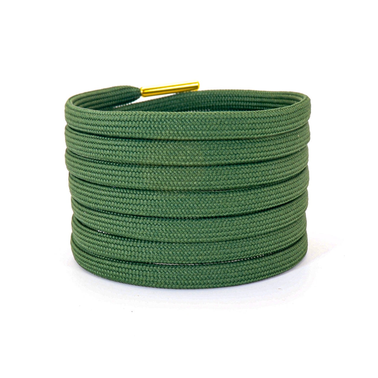 Set 2 Sireturi Bumbac/Metal, Verde, 120cm, foarte robust - eMAG.ro