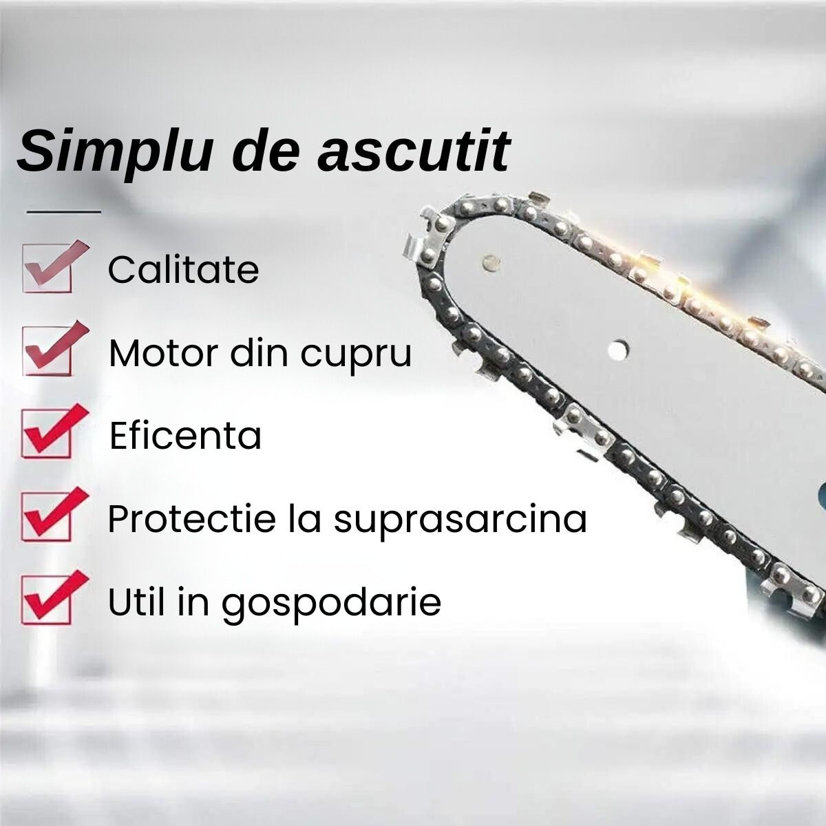 Fierastrau Electric Fara Fir, cu o Mana, pentru Prelucrarea Lemnului ...