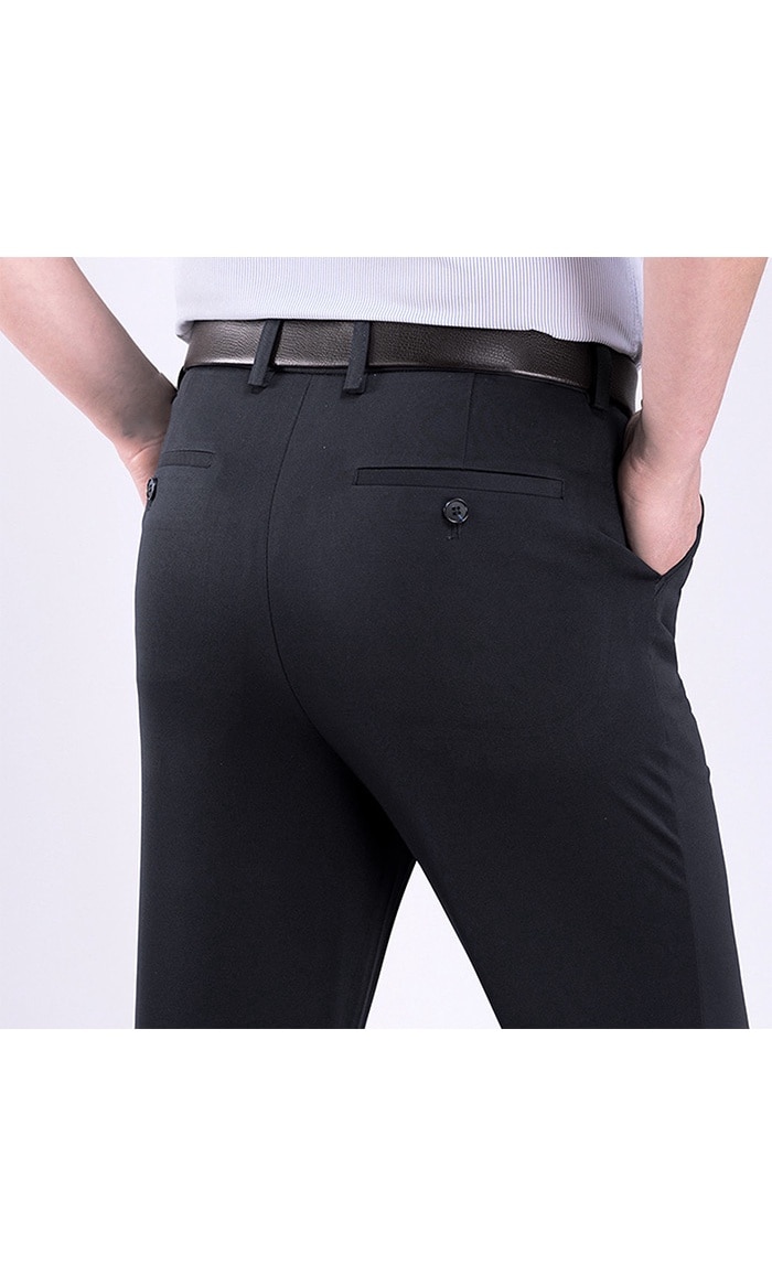 Pantaloni eleganti pentru barbati comozi si elastici, potriviti pentru ...