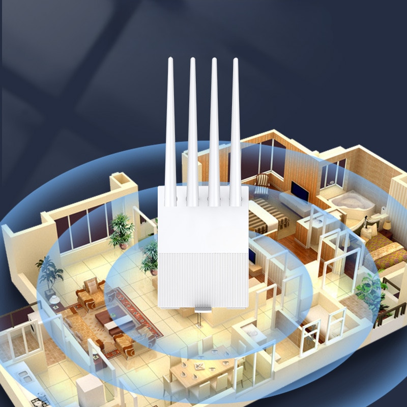 Router wireless, cartela SIM portabila pentru wifi, 4G, 300mbps, 4 ...