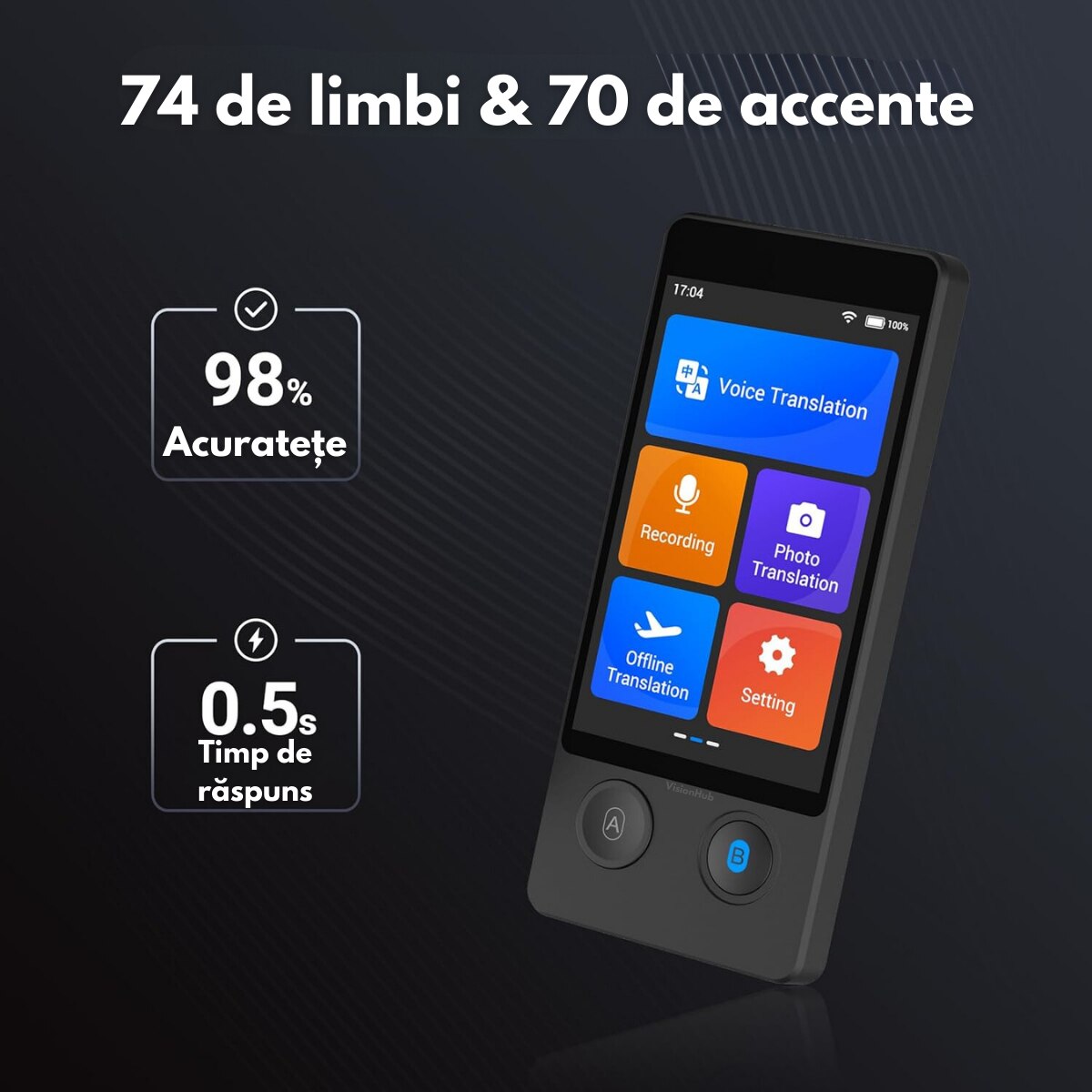 Traducator AI bidirectional in timp real, Traducere vocala instantanee ...