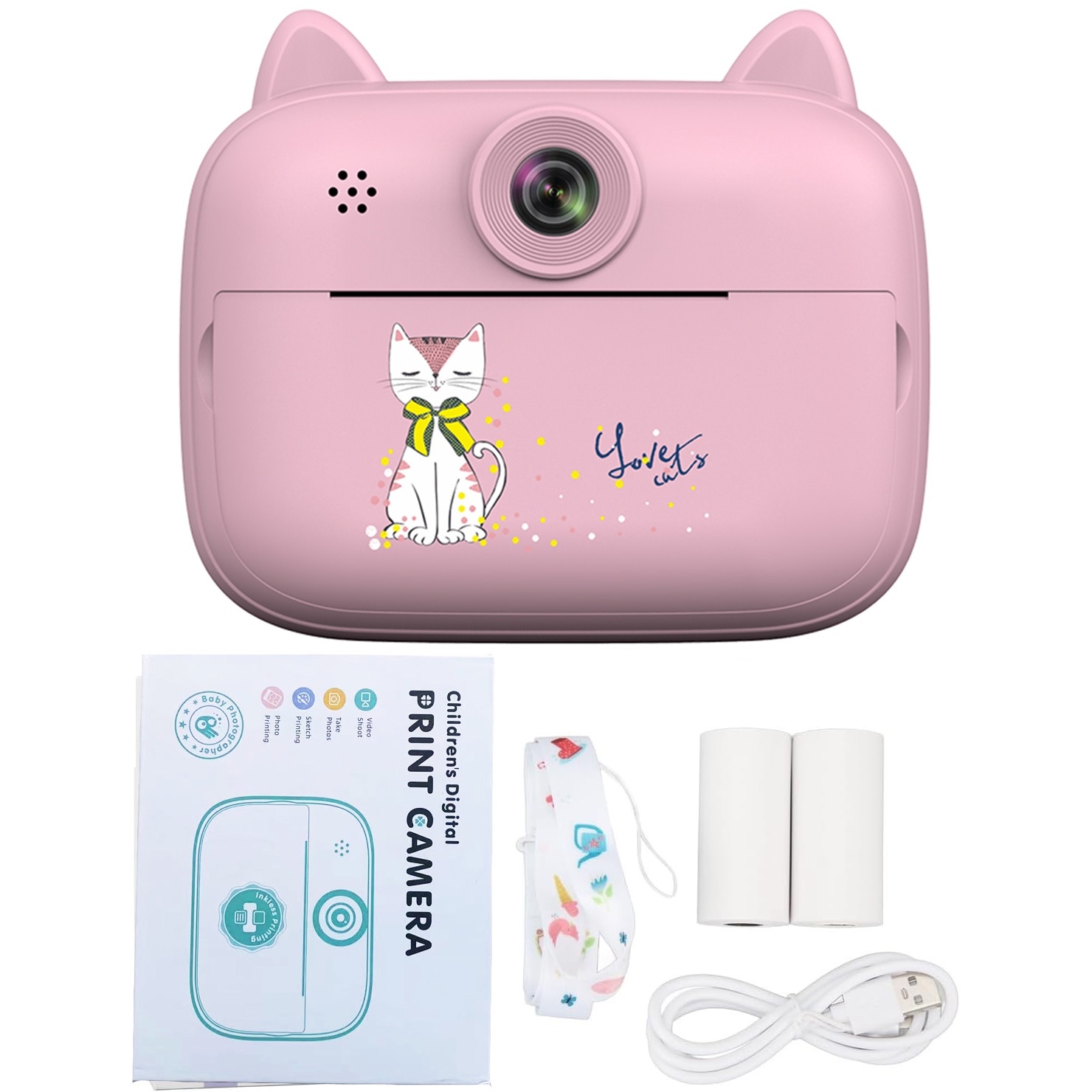 Camera instantanee pentru copii, Aparat foto copii cu functie de ...
