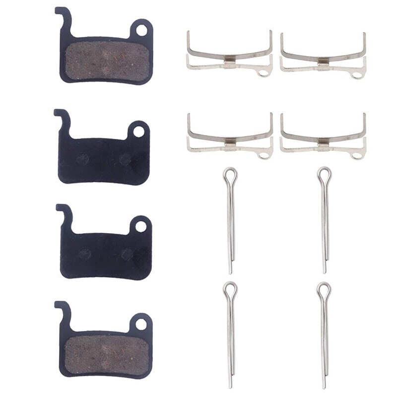 Set 4 placute frana bicicleta, Semi-metalic, anti-uzura, Performanta ridicata, frane sensibile ...