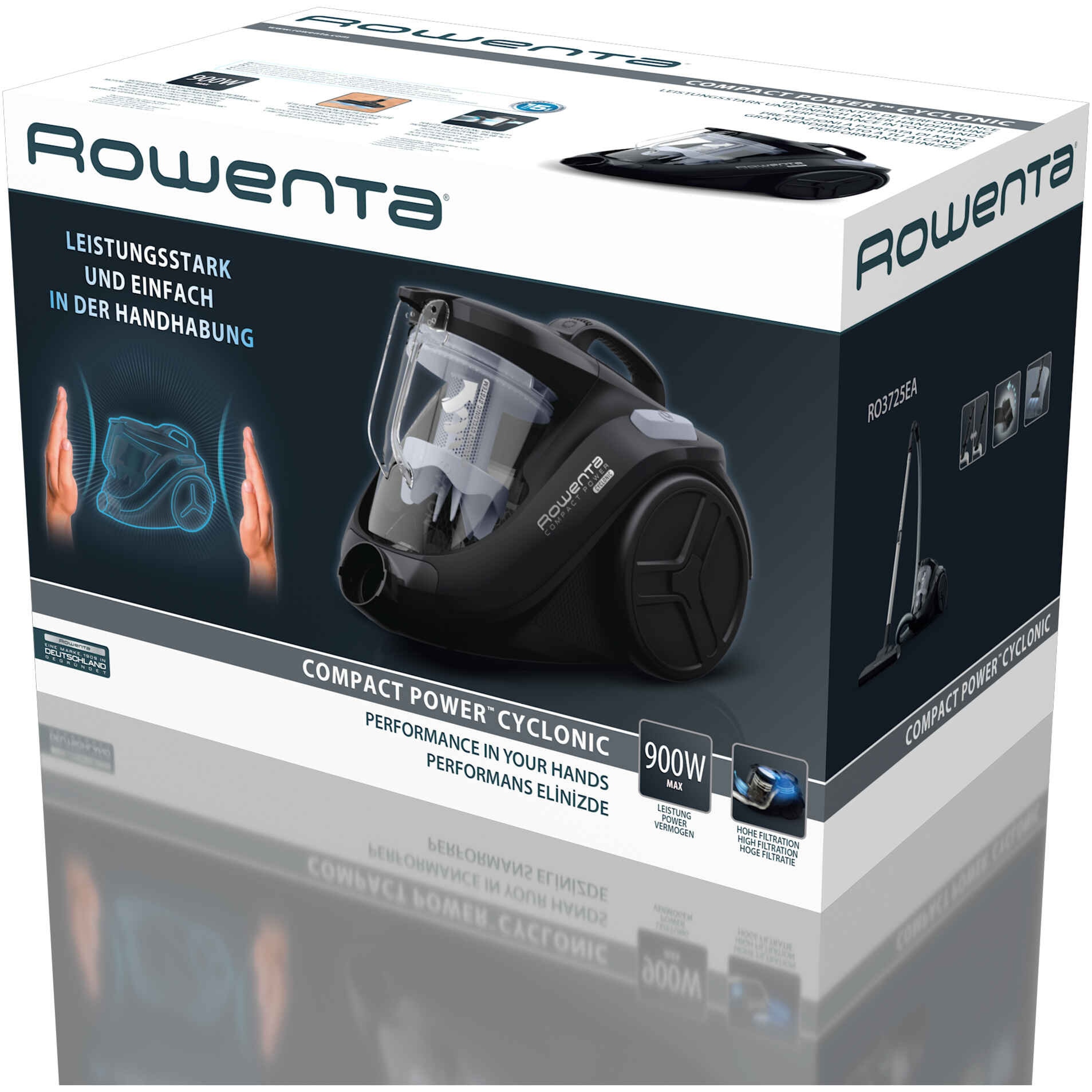 Aspirator fara sac Rowenta Compact Power Cyclonic RO3725EA, 750W ...