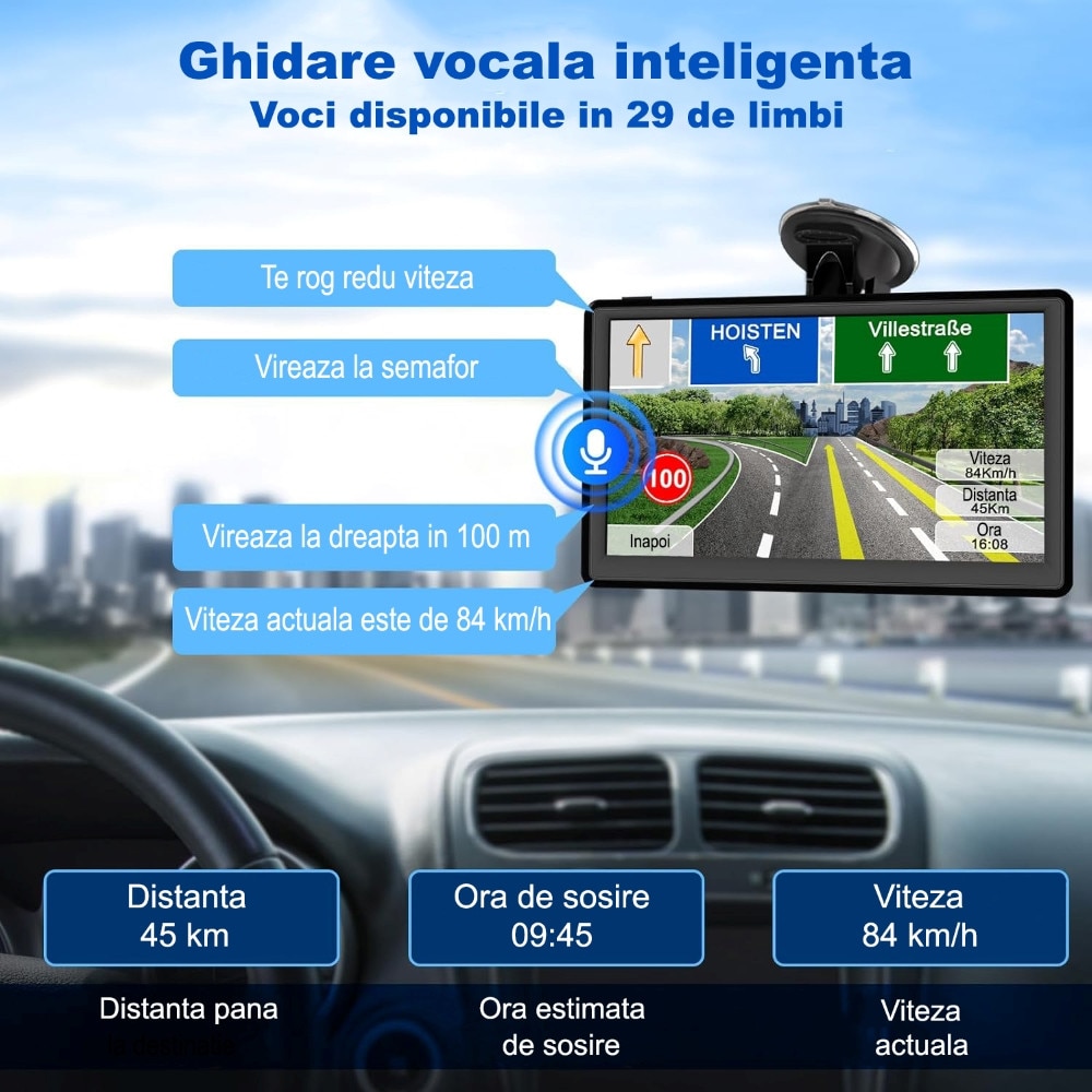 Sistem Profesional De Navigatie GPS 7 inch, Ecran Touchscreen Premium ...
