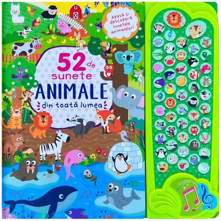 Animale din toata lumea - cu 52 sunete - eMAG.ro