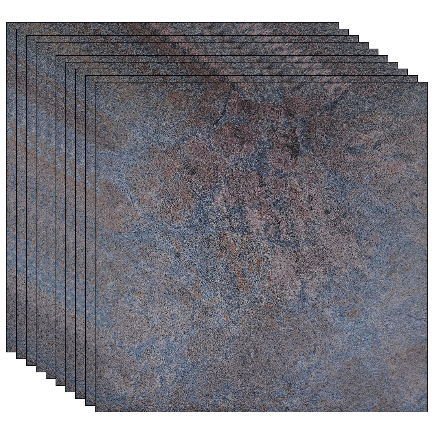 Set 54 x placi din PVC autoadezive pentru podea/perete NEXTLY ...