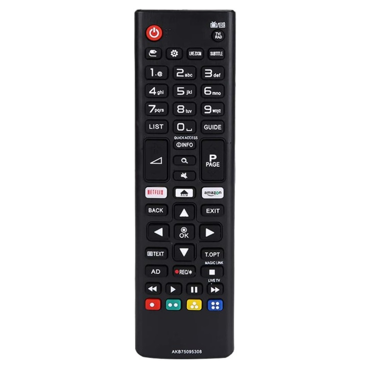 Telecomanda Universala pentru LG Smart TV, Buton Direct NETFLIX, Negru - eMAG.ro