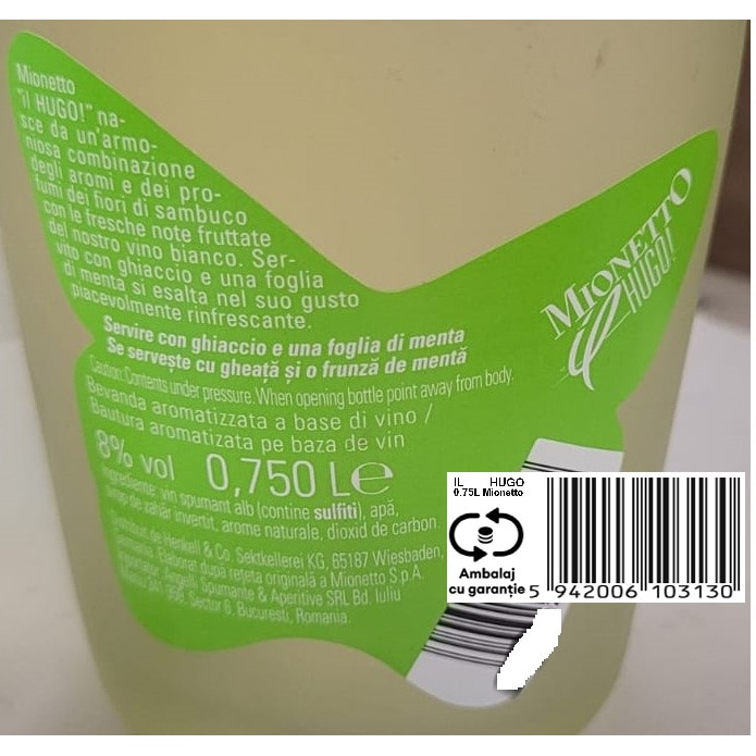 Vin Frizzante IL Hugo Mionetto 0.75l - eMAG.ro