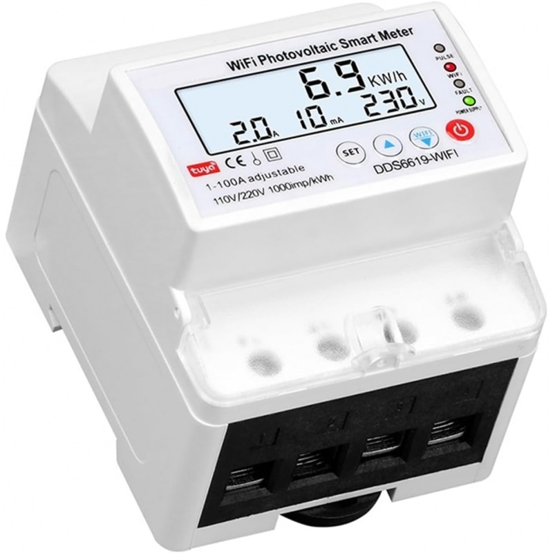 Contor de energie SINOTIMER, WIFI bidirectional, 100A, pentru panouri ...